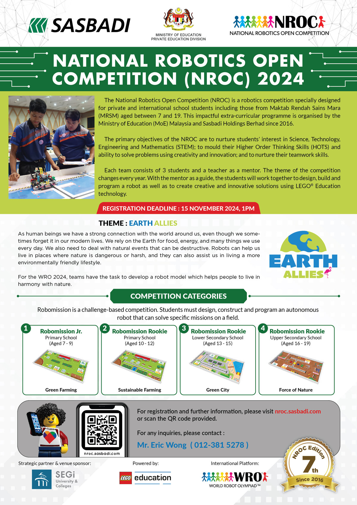 The 2024 National Robotics Open Competition